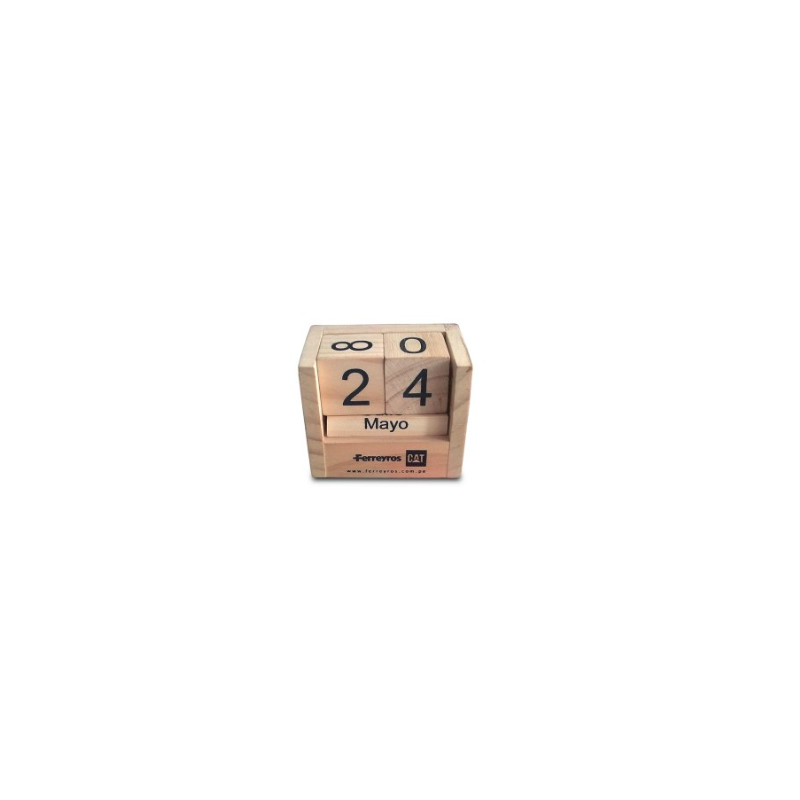 Calendario Madera